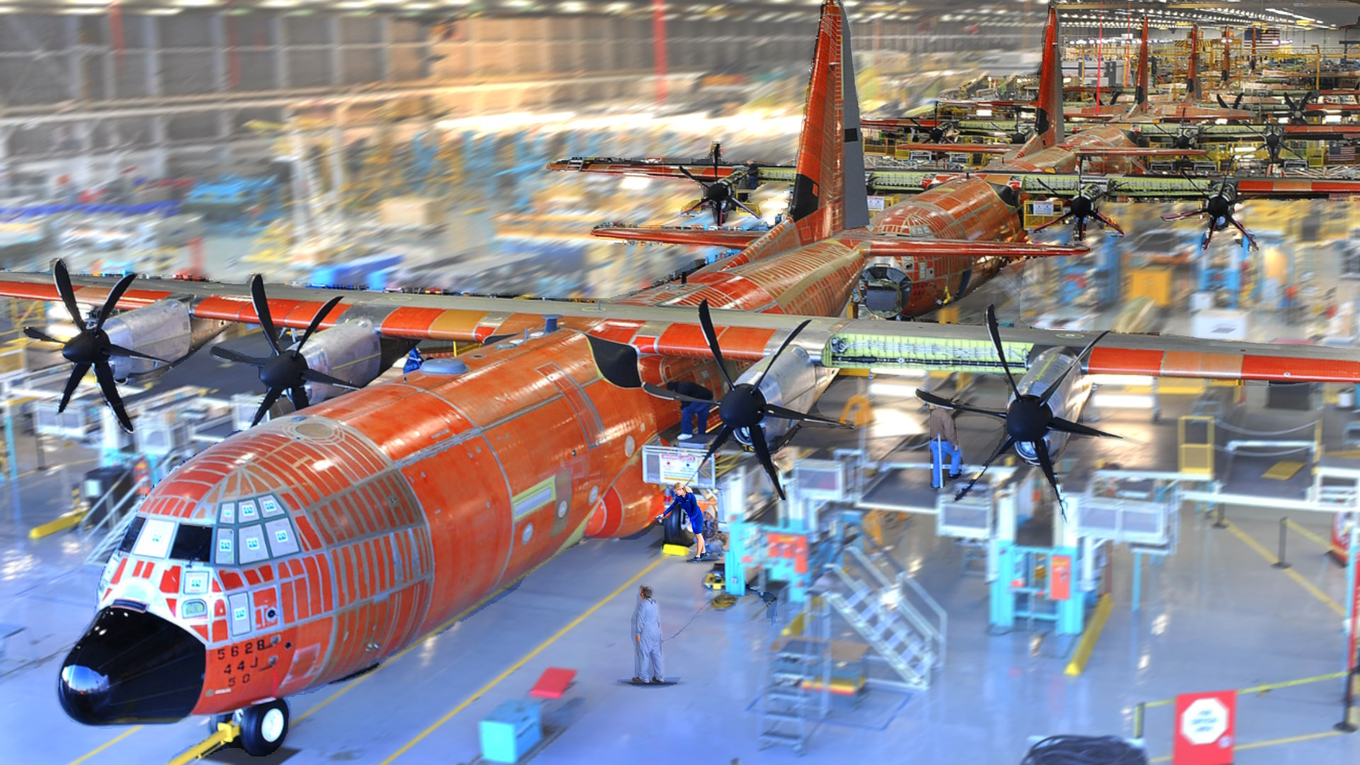 Inside the Lockheed Martin Factory: Making of C-130J Hercules